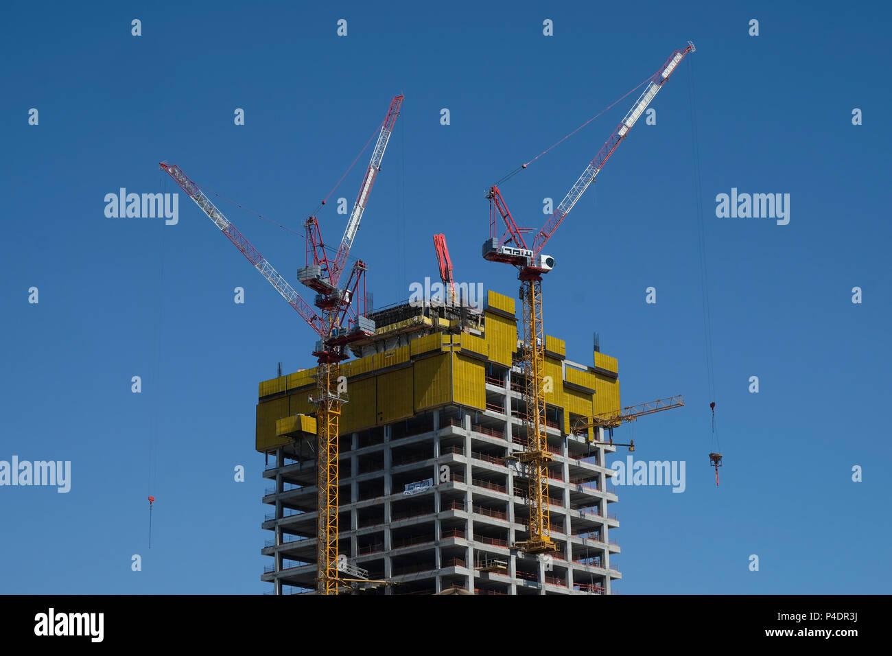 Construction site in the city of Bnei Brak, Israel Stock Photo - Alamy