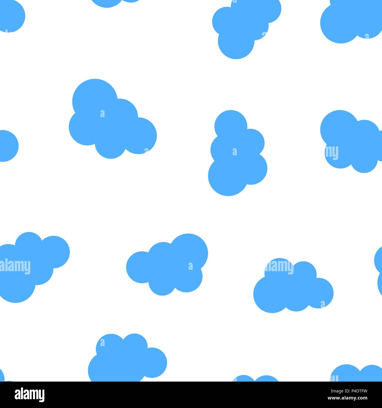 Clouds icon seamless pattern background. Business concept vector ...