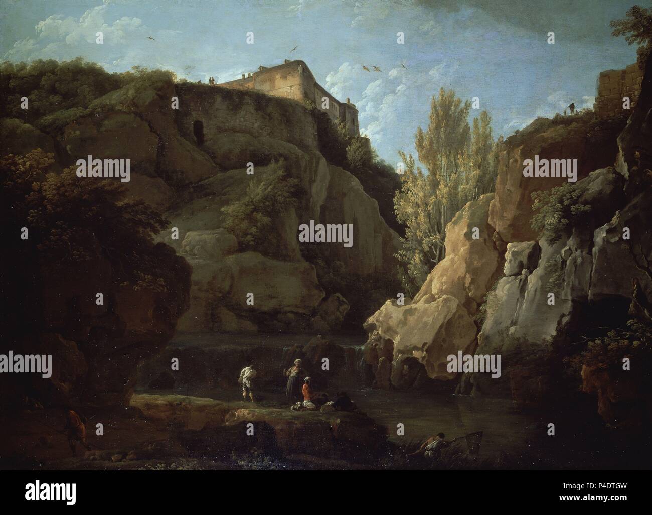 'Landscape with Broken Rocks', 1745-1750, Oil on canvas, 98 cm x 136 cm ...