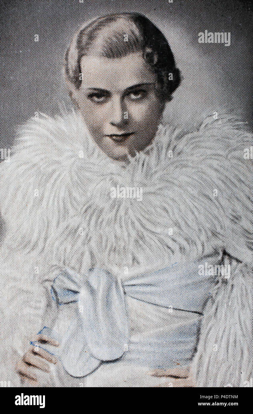 Renate Müller (26 April 1906- 7 October 1937) was a German singer and ...