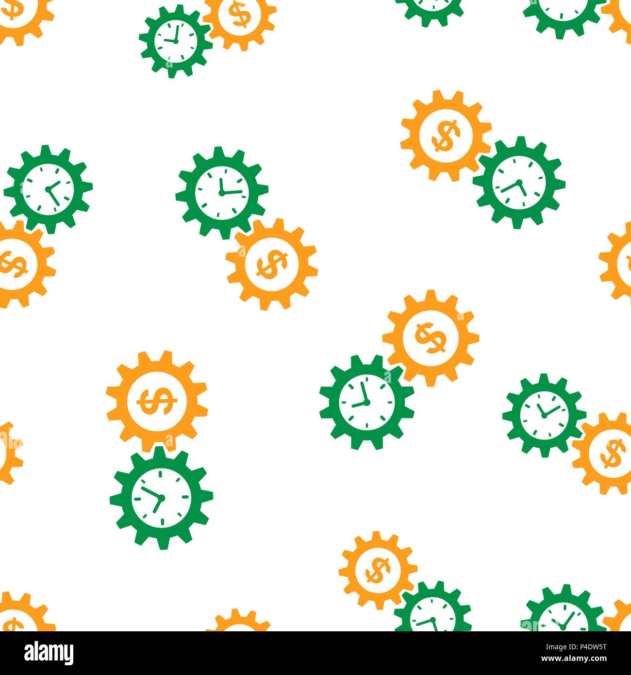 Business and finance management icon seamless pattern background ...