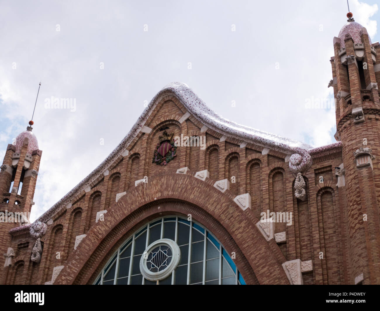 Valencia spain old brick building hi-res stock photography and images ...