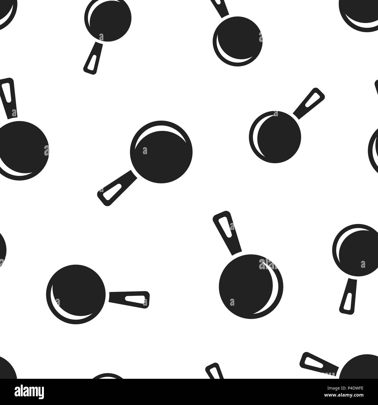 Frying pan icon seamless pattern background. Business concept vector ...