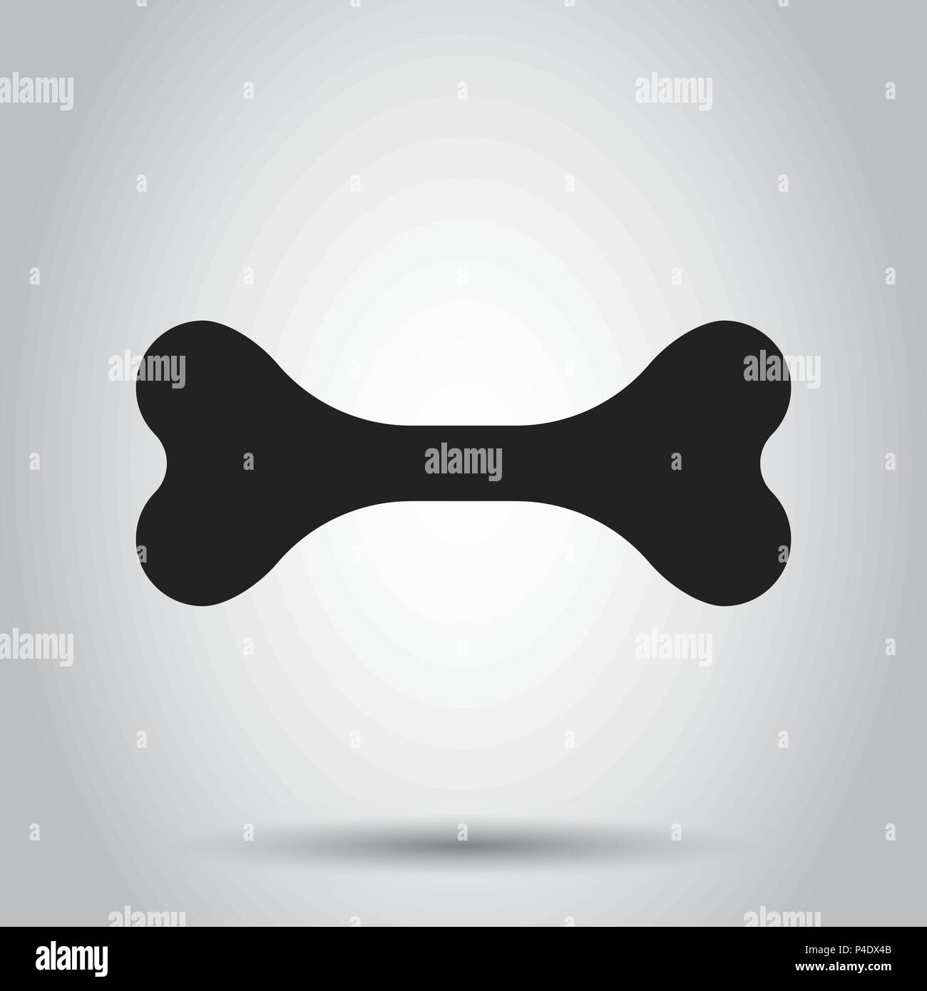 Dog bone toy icon. Vector illustration. Business concept animal bone ...