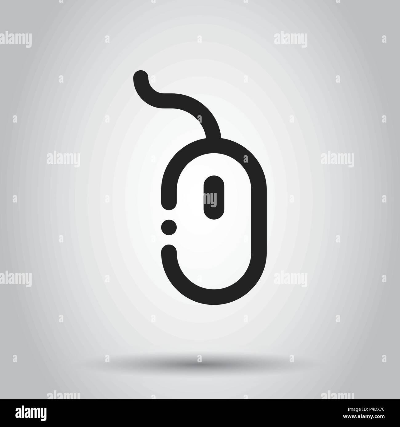 Computer Mouse icon. Vector illustration. Business concept mouse cursor ...