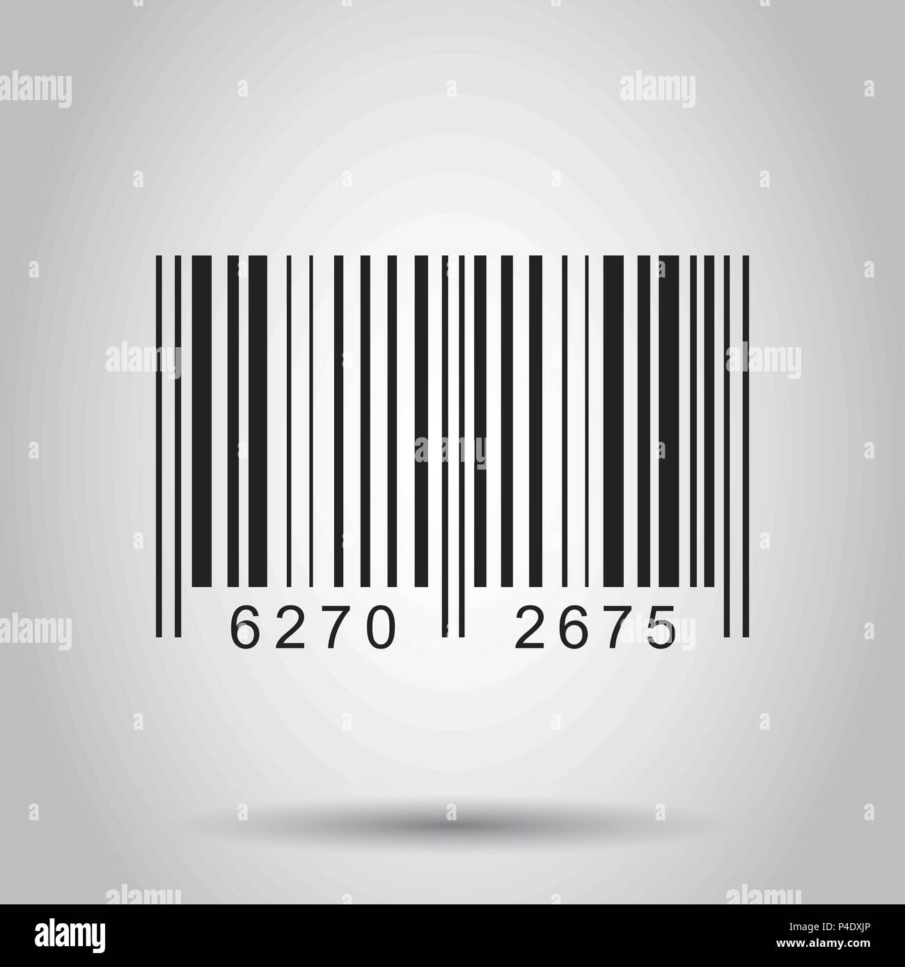 Barcode product distribution icon. Vector illustration. Business ...