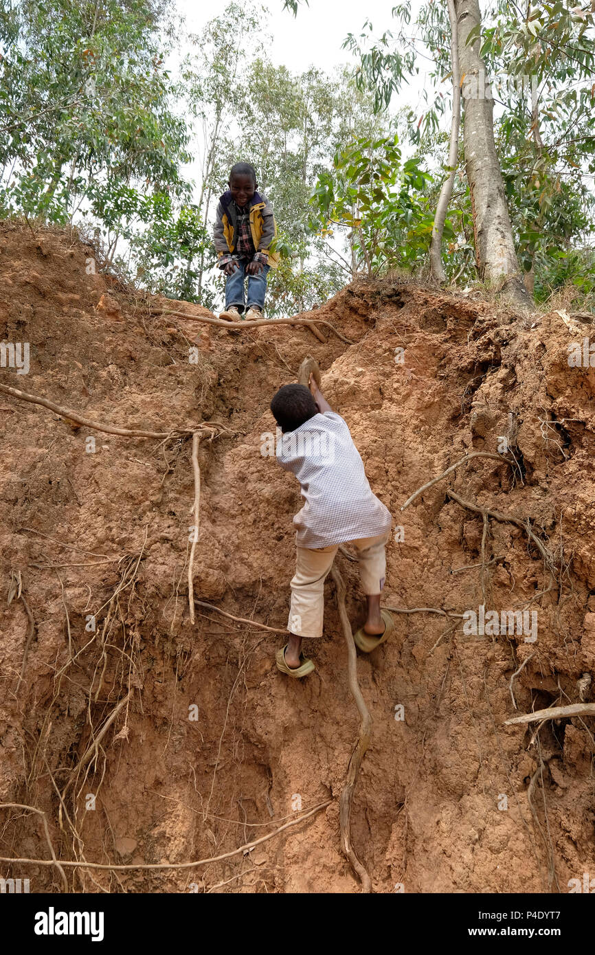Rwanda, Burera lake, surrounding of Kidaho, daily life Stock Photo - Alamy
