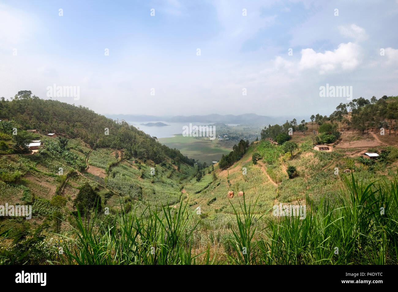 Rwanda, Burera lake, surrounding of Kidaho, landscape Stock Photo - Alamy