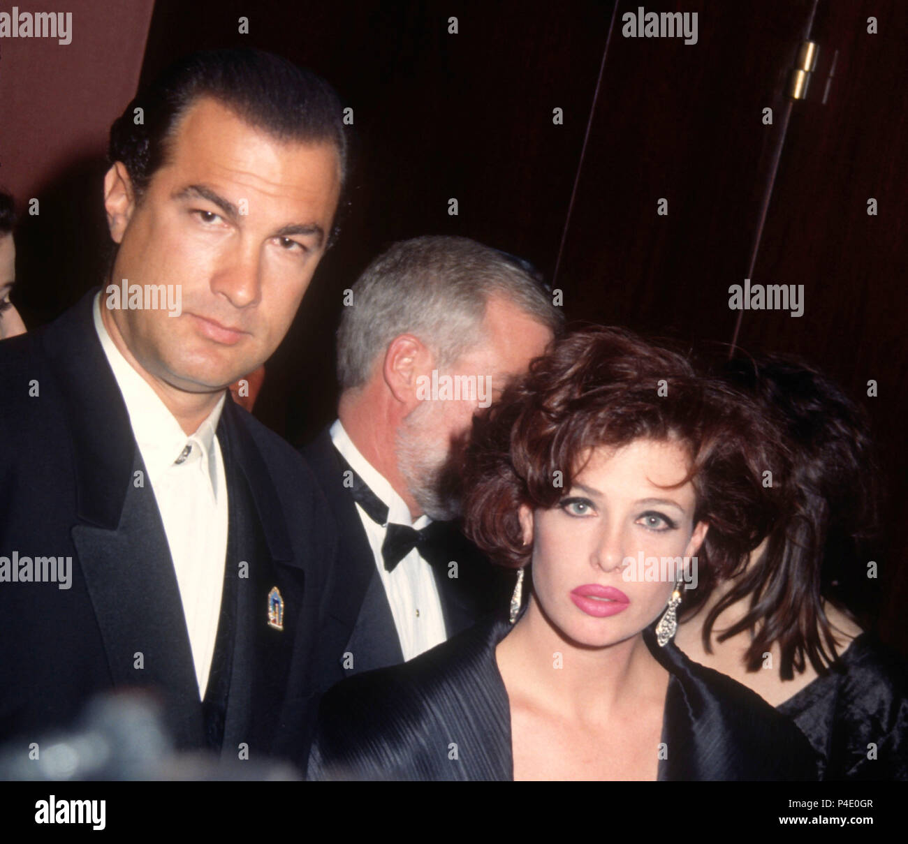 LOS ANGELES, CA - NOVEMBER 16: (L-R) Actor Steven Seagal and actress ...