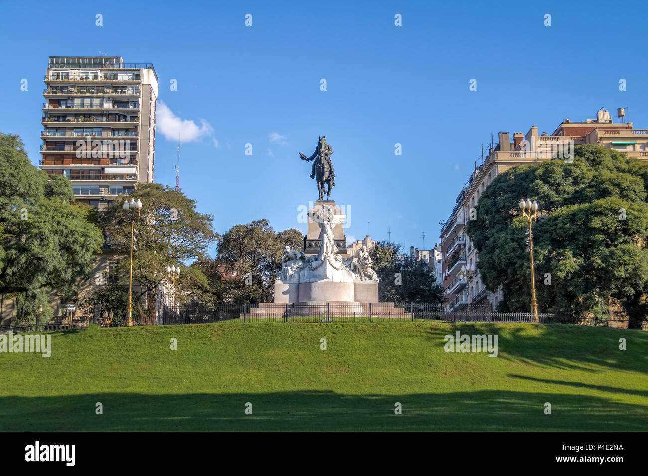 Plaza Mitre (Mitre Square) - Buenos Aires, Argentina Stock Photo - Alamy