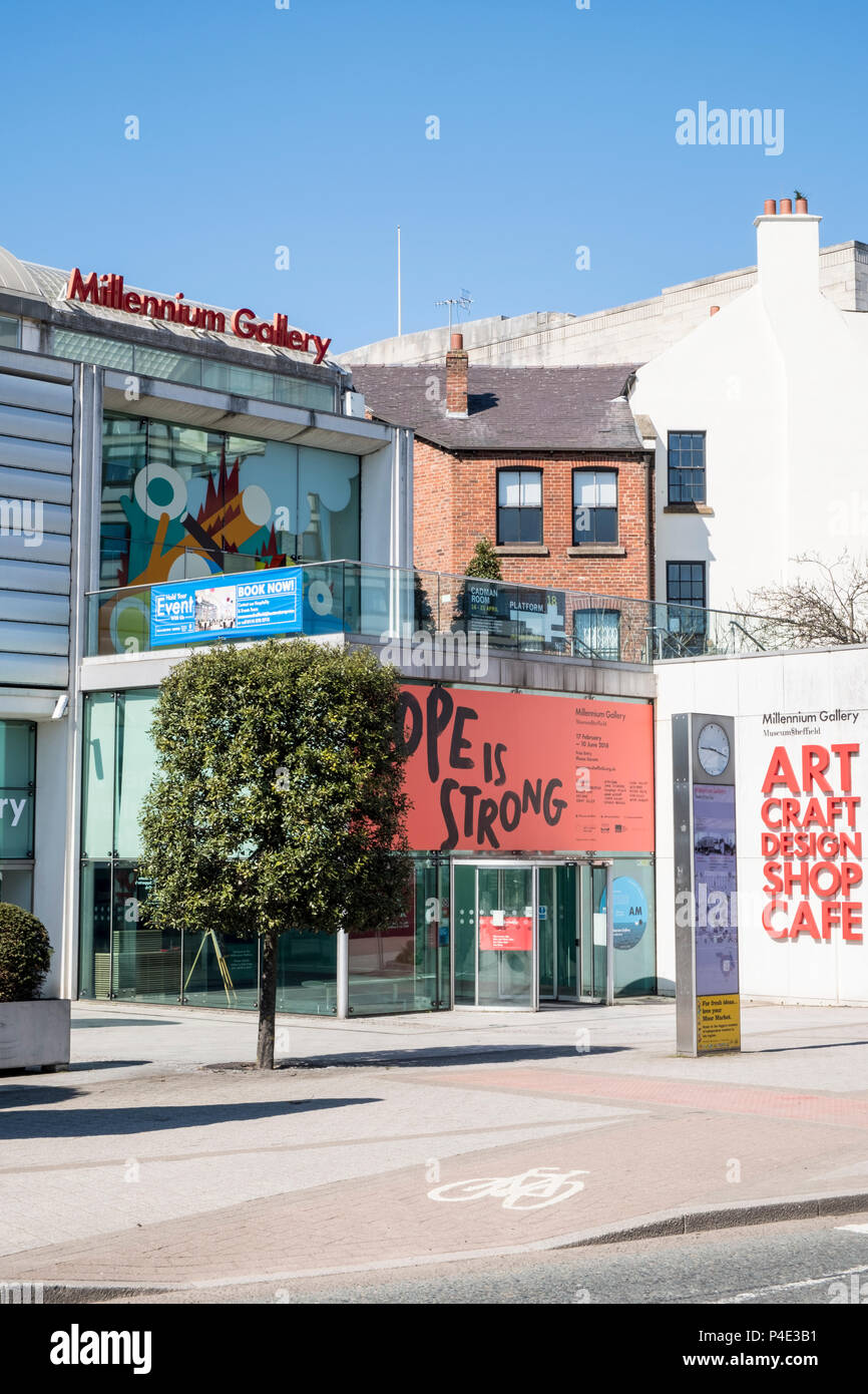 Millennium Gallery, Sheffield, England, UK Stock Photo - Alamy