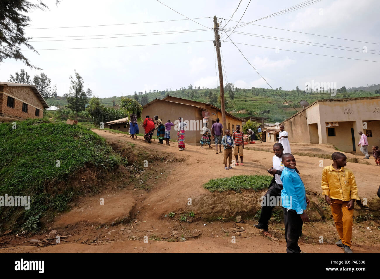 Rwanda, surrounding of Ruhengeri, daily life Stock Photo - Alamy