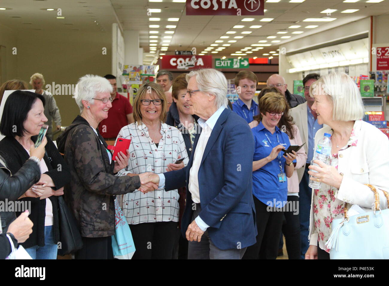 William Roache at WH Smith Chester, signing his book Life and Soul for ...