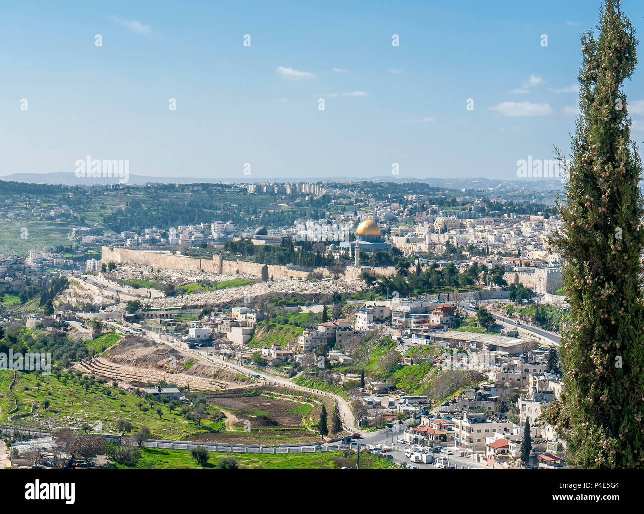Jerusalem panorama hi-res stock photography and images - Alamy