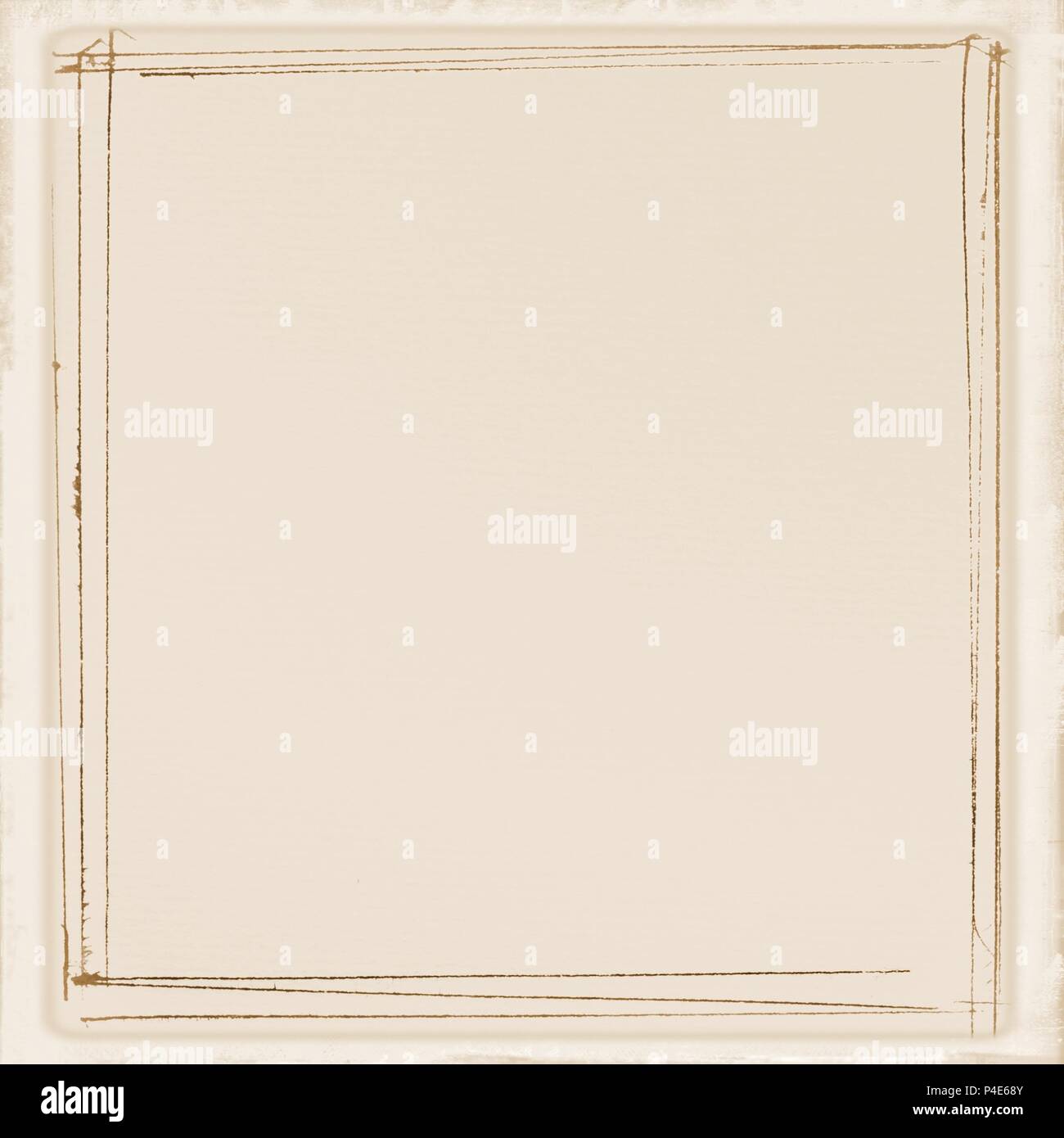 Vintage frame borders on sepia paper background Stock Photo - Alamy