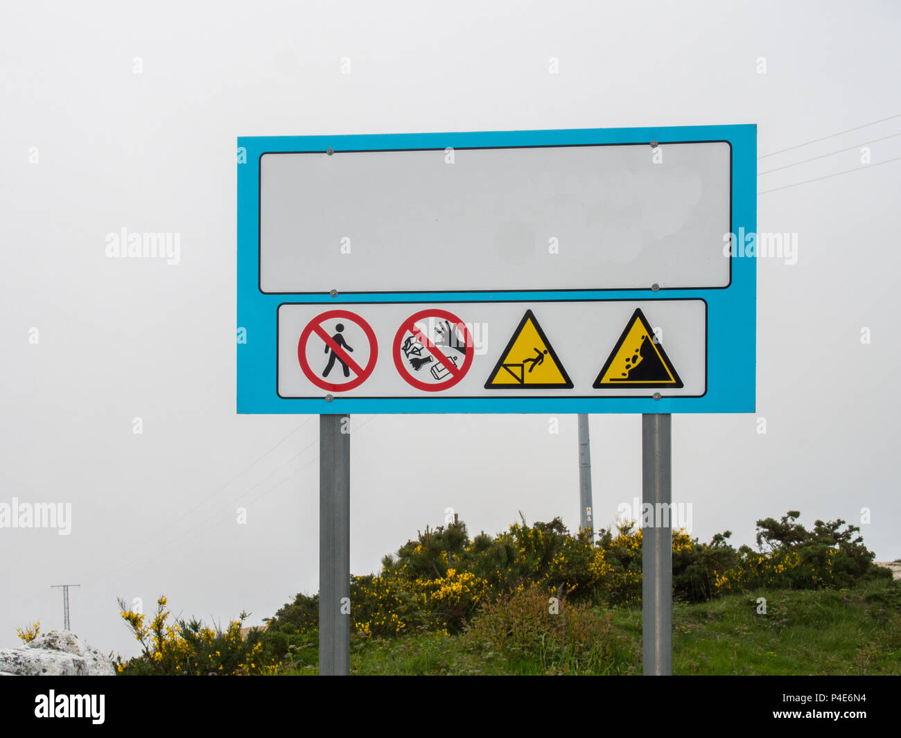 Several safety signs Stock Photo - Alamy