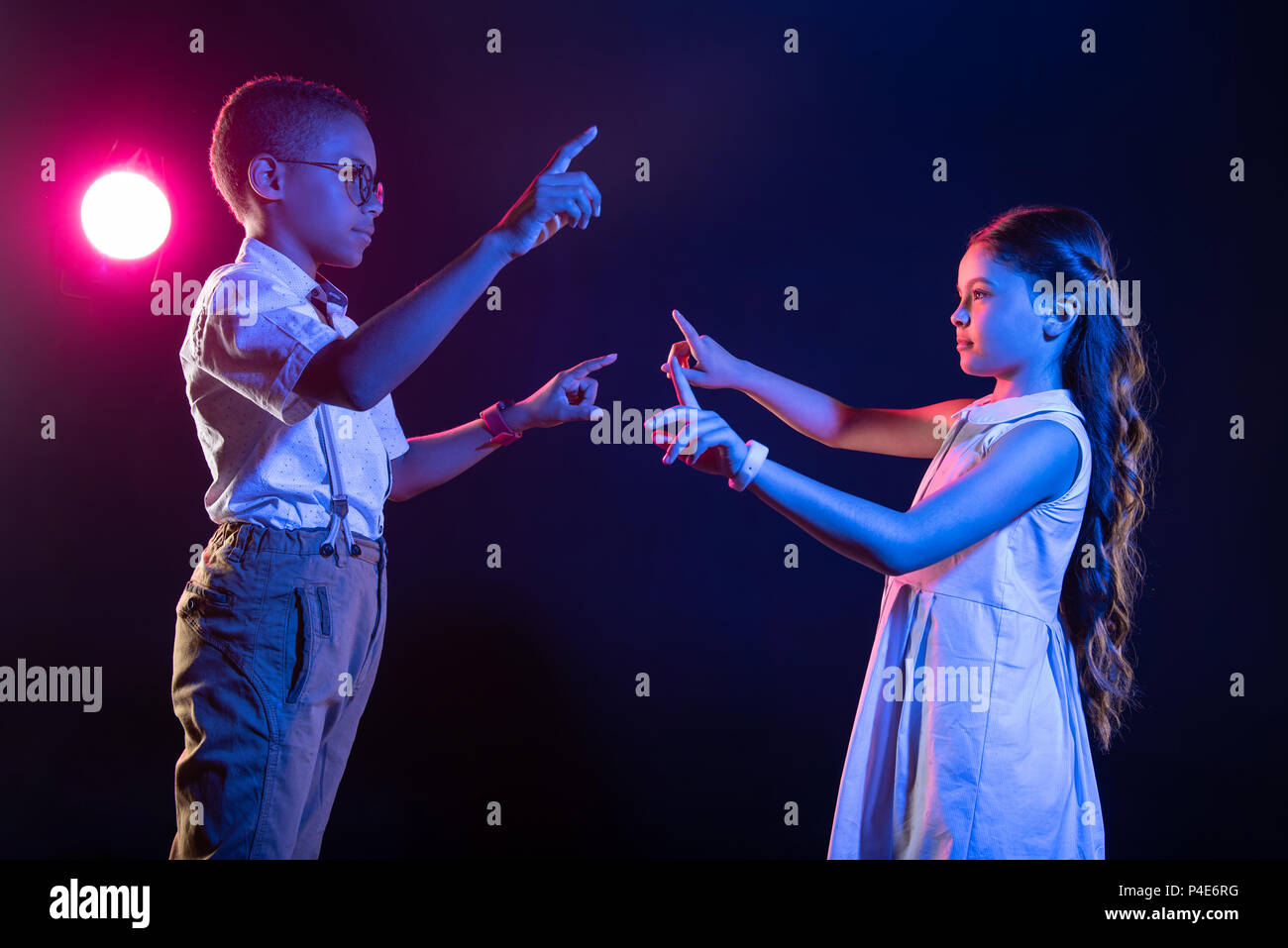Kids serious face hi-res stock photography and images - Alamy