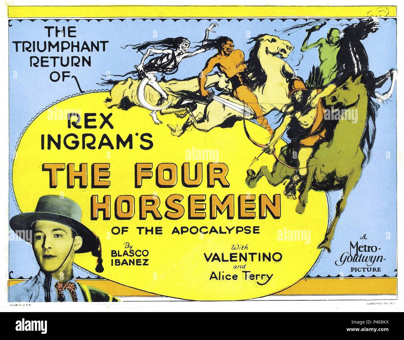 Original Film Title: THE FOUR HORSEMEN OF THE APOCALYPSE. English Title ...