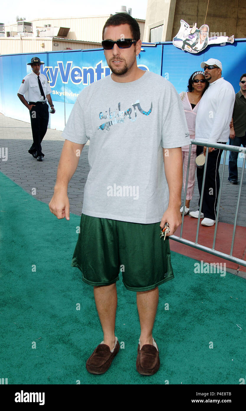 Adam Sandler arriving at the EVAN ALMIGHTY Premiere at the Gibson ...