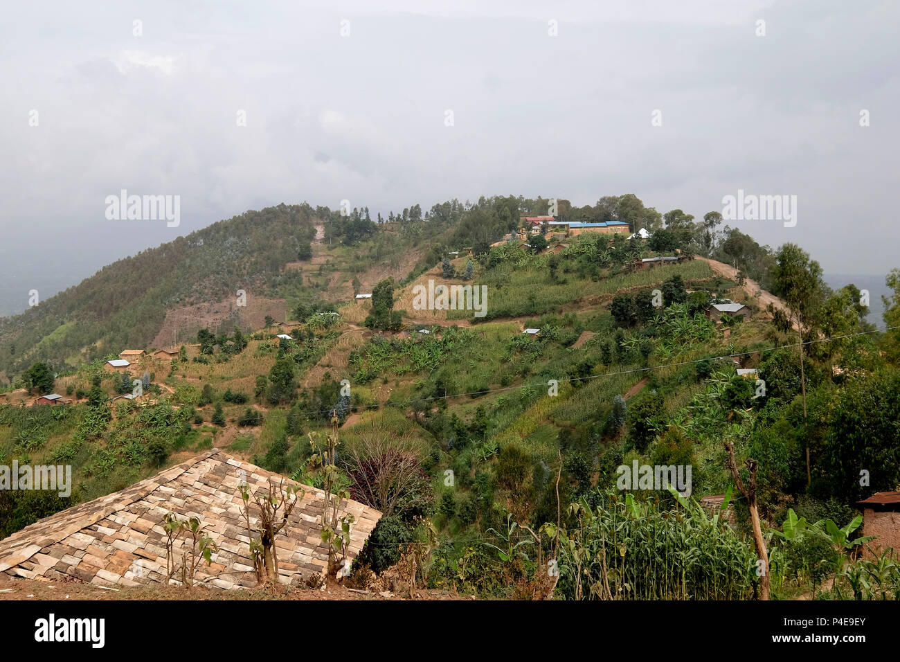 Rwanda, Burera lake, surrounding of Kidaho, landscape Stock Photo - Alamy