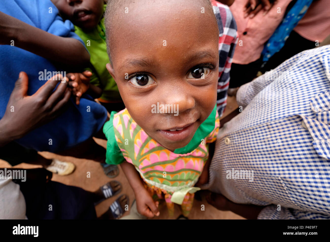 Rwanda, Burera lake, surrounding of Kidaho, children Stock Photo - Alamy