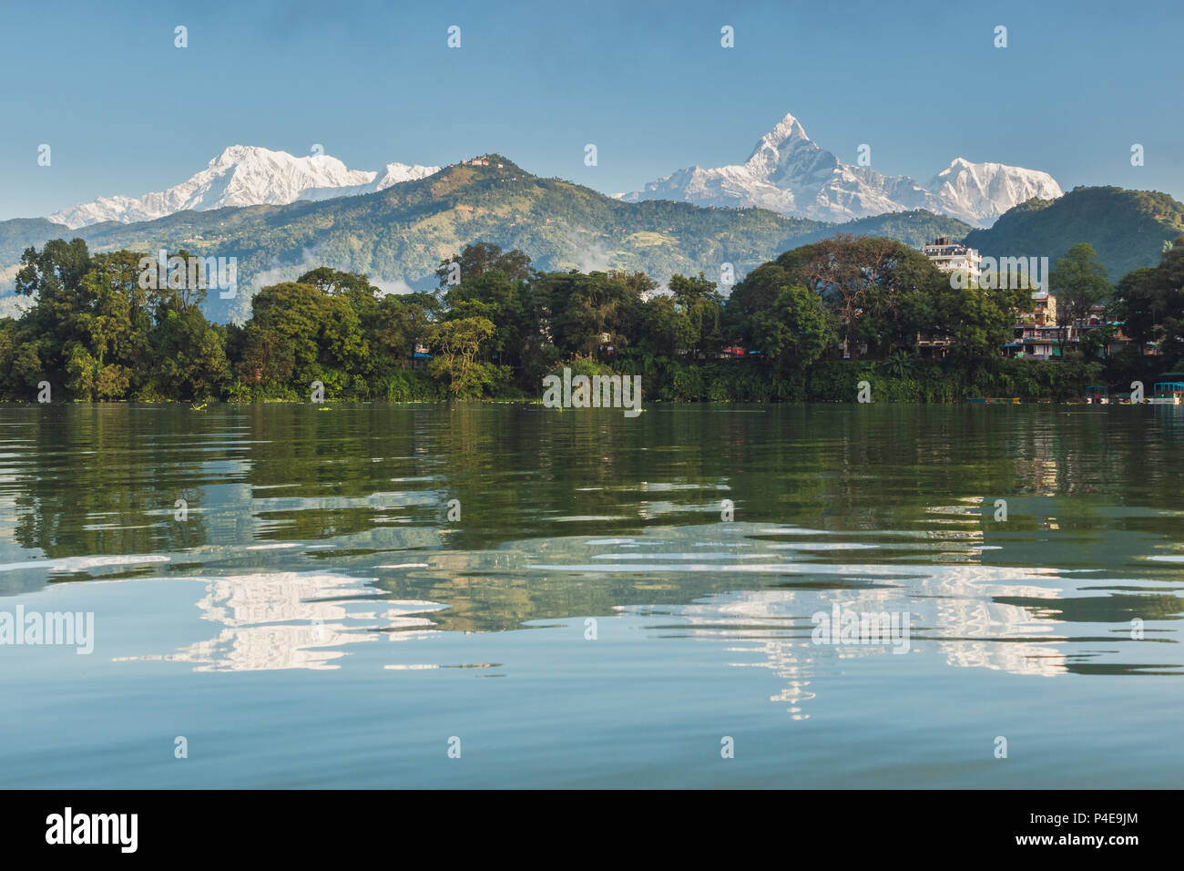 Phewa lake at pokhara hi-res stock photography and images - Alamy