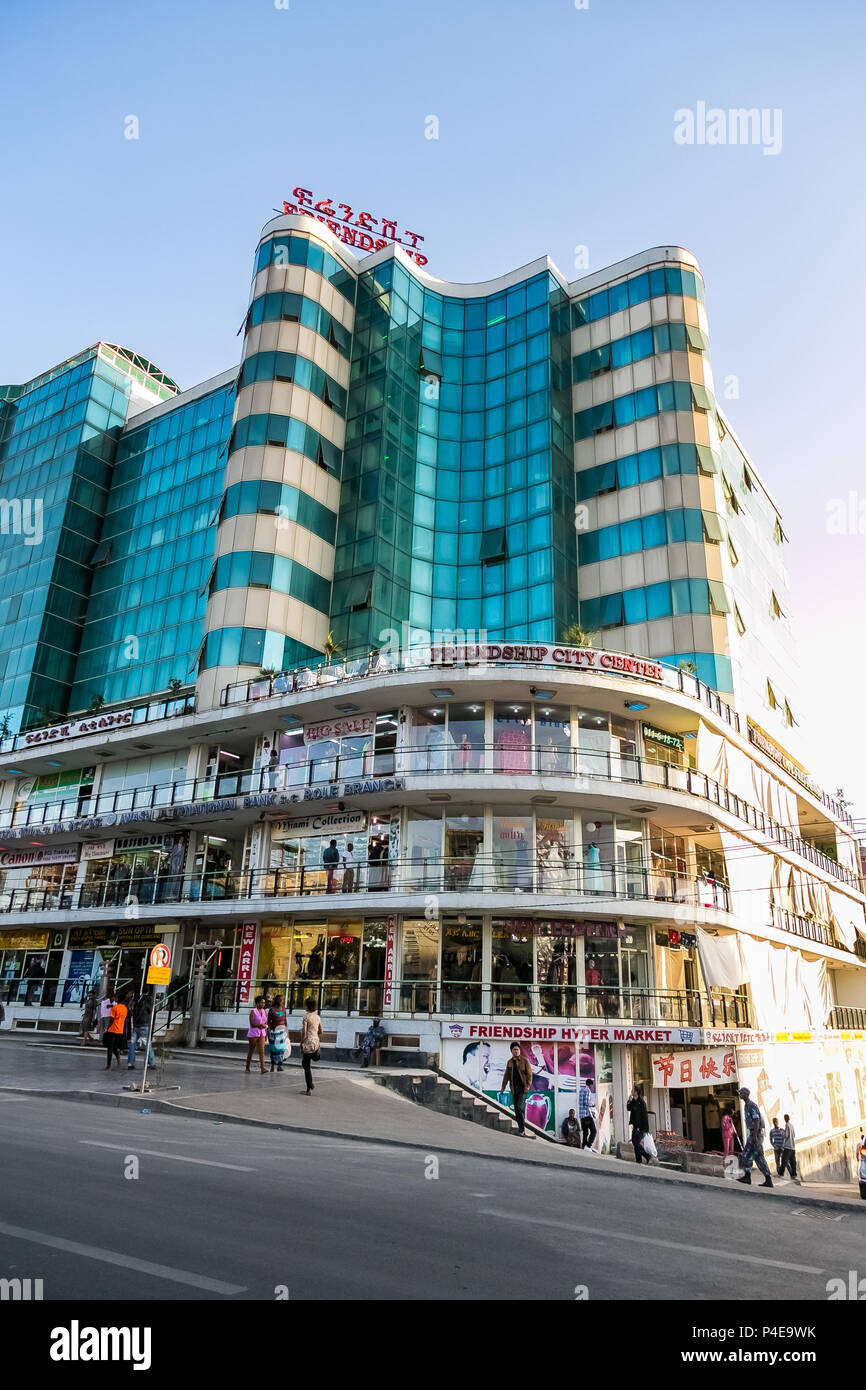 Ethiopia city downtown people hi-res stock photography and images - Alamy