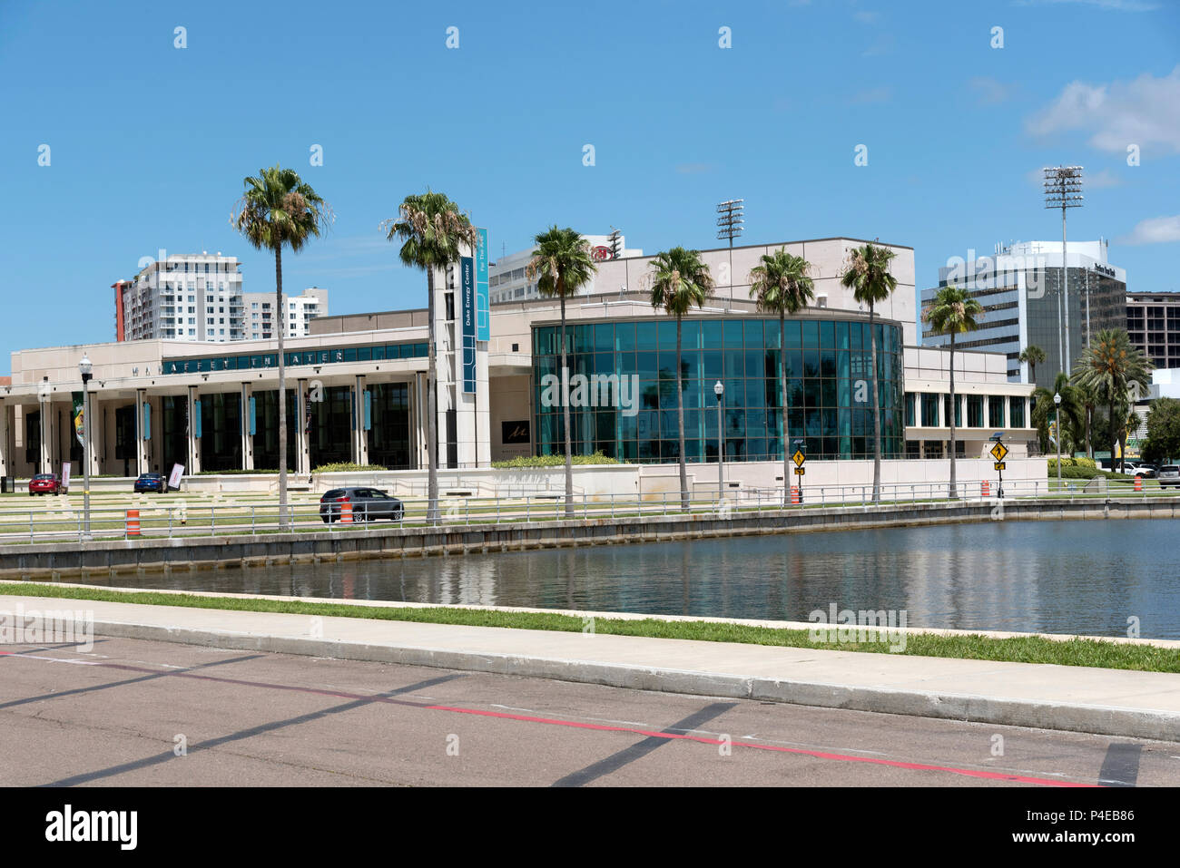 St. Petersburg, Florida, USA. 2018. The Mahaffey Theater and Duke ...