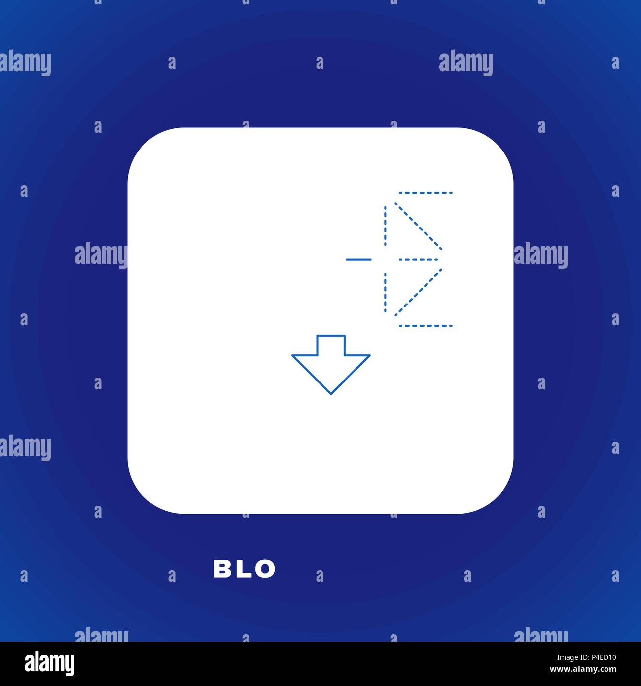 Vector Outline Design Blockchain Proof Of Stake Algorithm Cryptocurrency Pos Mining Principle 2044