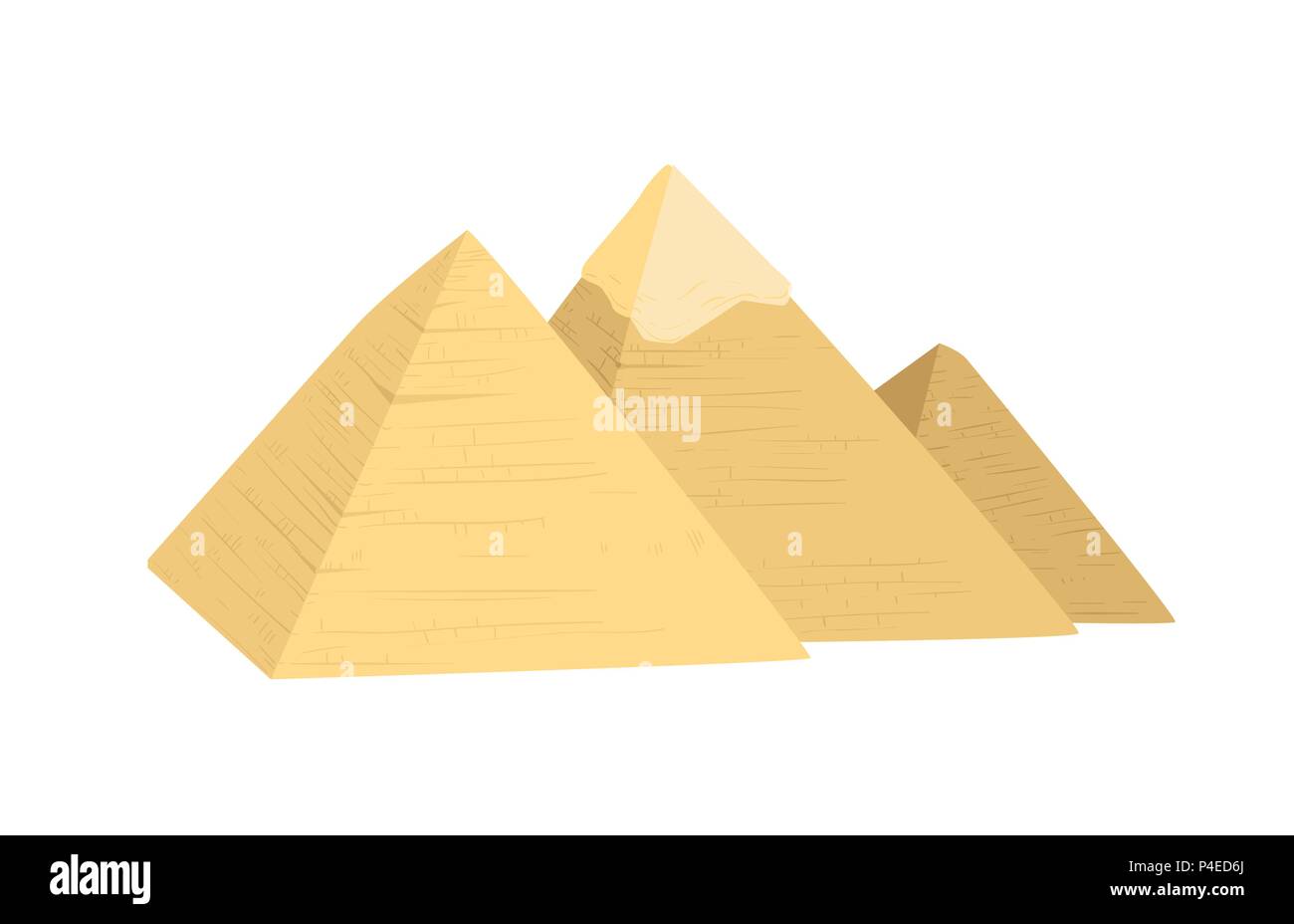 Egyptian pyramids giza on Stock Vector Images - Alamy