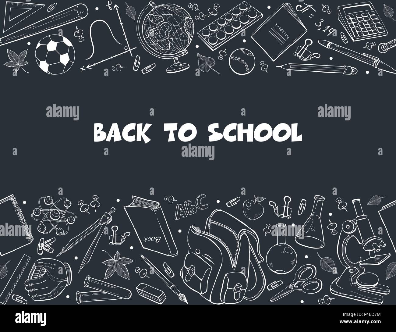 back to school composition Stock Vector Image & Art - Alamy