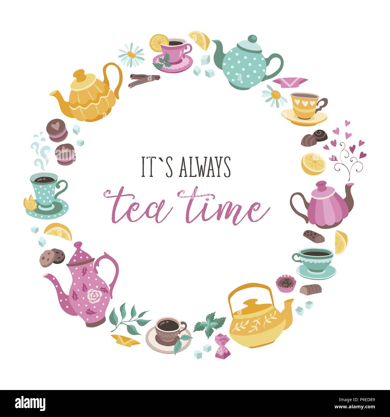 Cartoon tea pot hi-res stock photography and images - Alamy