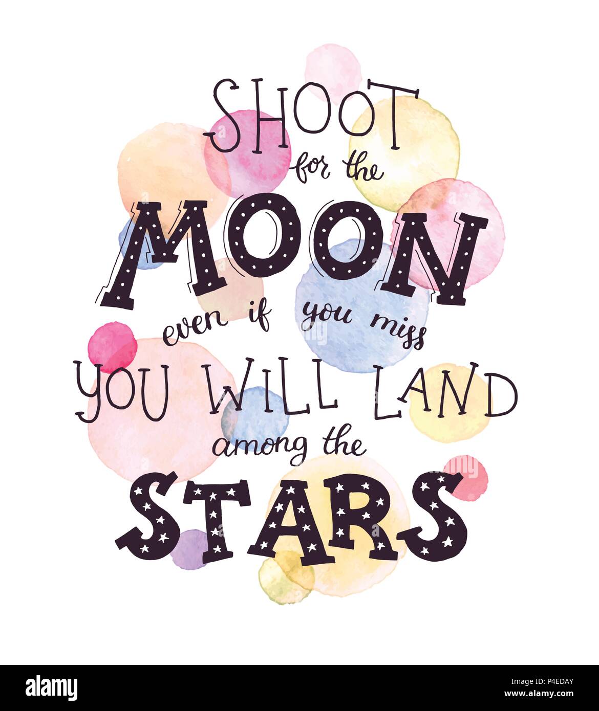 inspirational vector typography Stock Vector Image & Art - Alamy