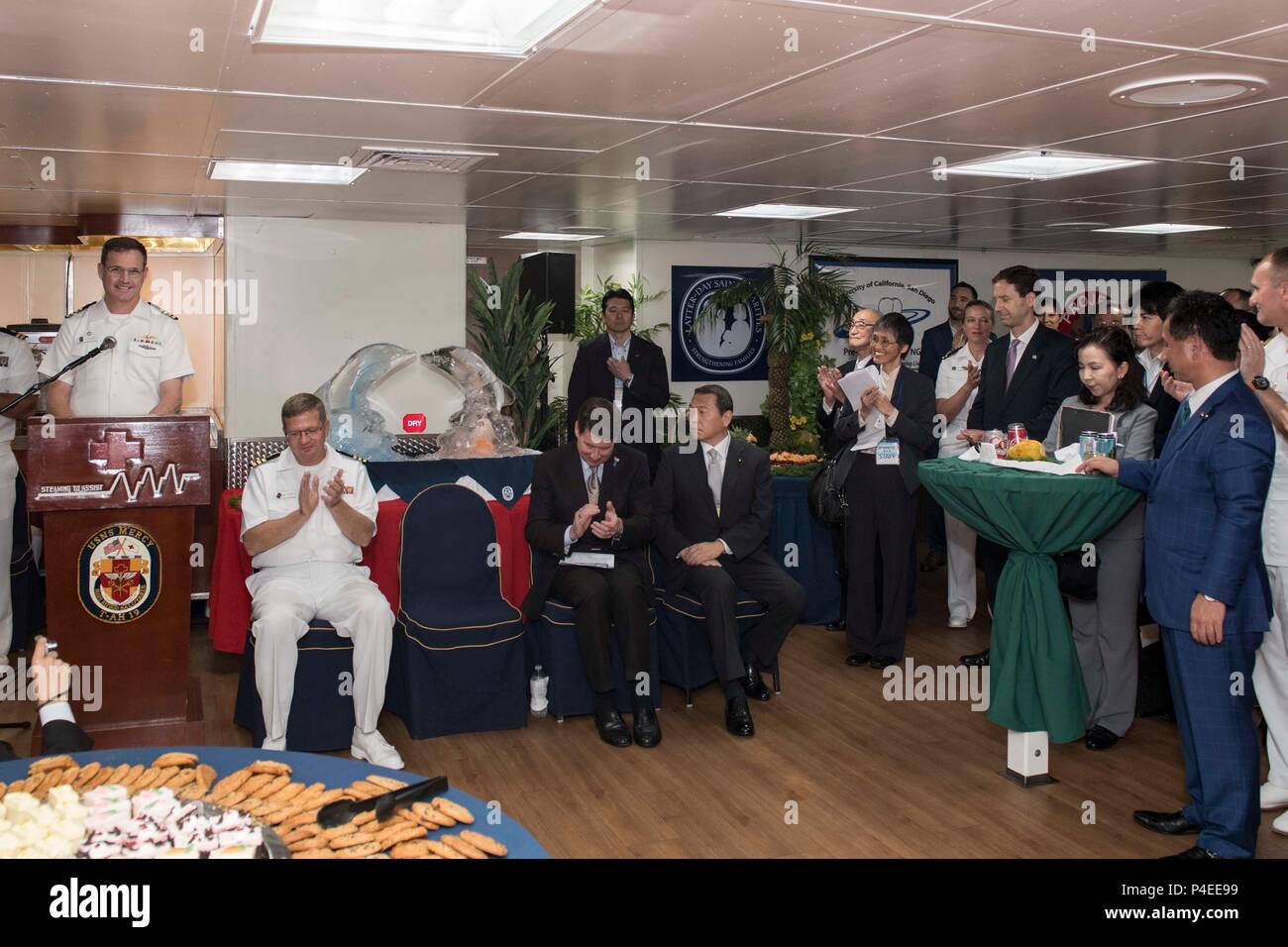 180616-N-RM689-0136 TOKYO, Japan (June 16, 2018) Capt. David Bretz ...