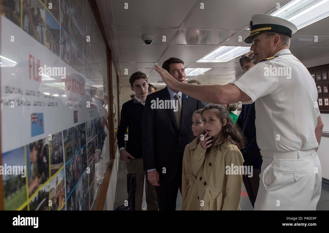 180616-N-RM689-0041 TOKYO, Japan (June 16, 2018) Capt. David Bretz ...