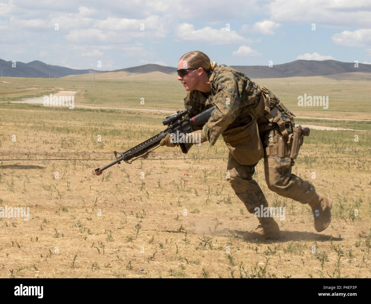 U.S. Marine Corps Lance Cpl. Jasmine Huffman, 3rd Law Enforcement ...