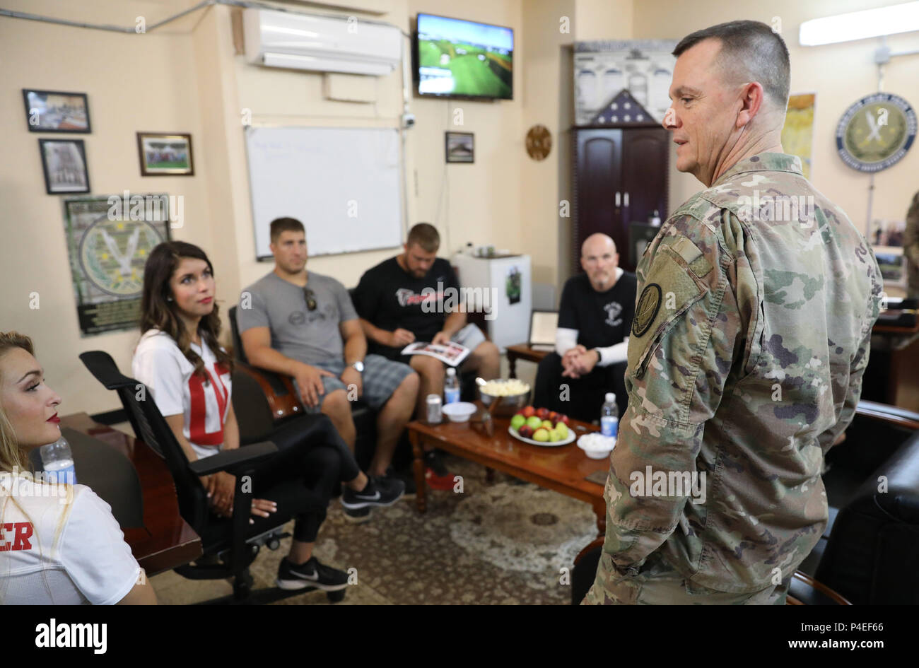 U.S. Army Lt. Gen. Paul E. Funk II, commanding general of Combined ...