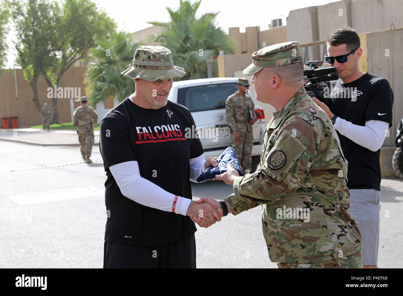 U.S. Army Lt. Col. Eric Harrelson with the Combined Joint Task Force ...