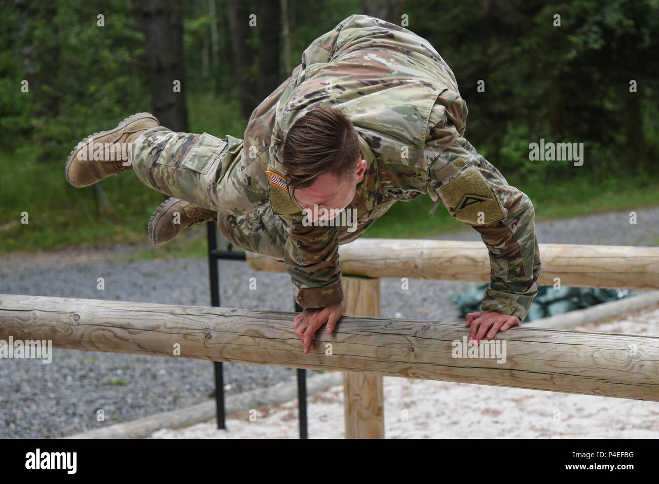 U.S. Army Spc. Derek Teegardin with 1st Battalion, 4th Infantry ...