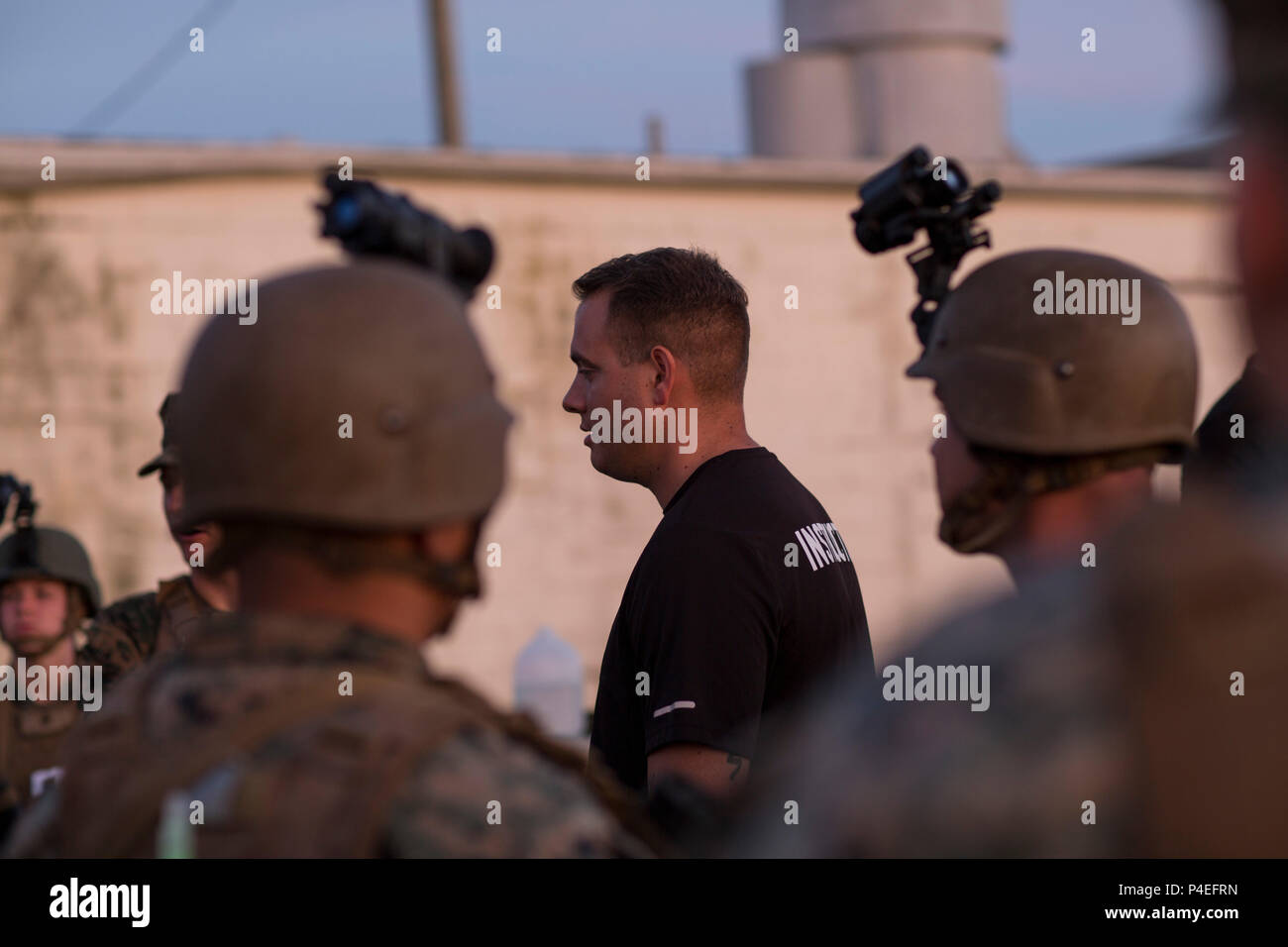 U.S. Marine Corps Sgt. Michael Milano, a combat marksmanship coach ...