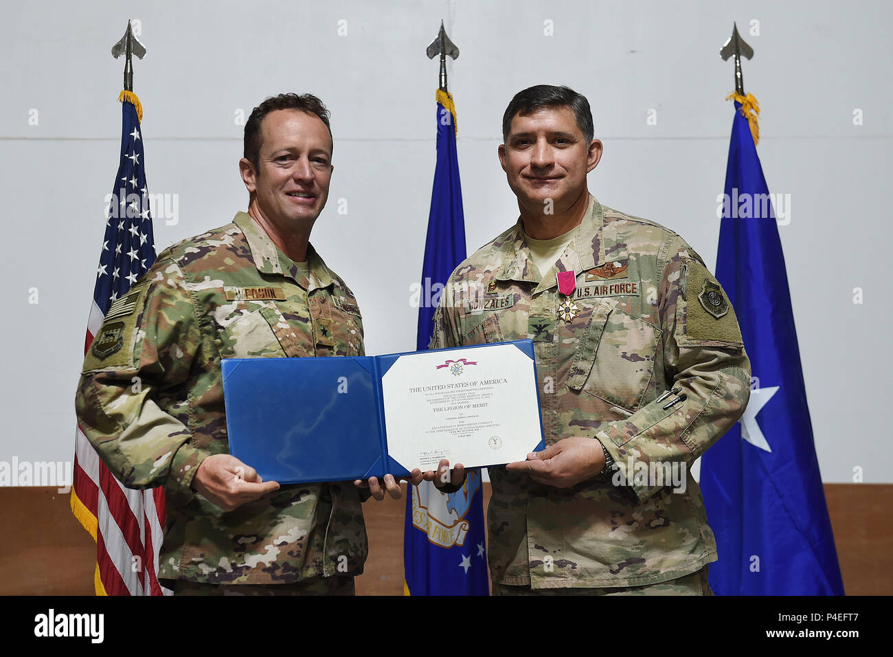 Brig. Gen. David Iverson, 332nd Air Expeditionary Wing commander ...