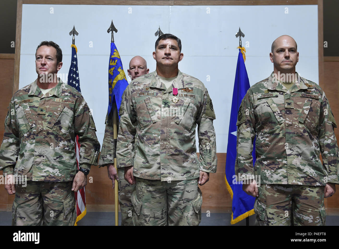 Brig. Gen. David Iverson (left), 332nd Air Expeditionary Wing commander ...