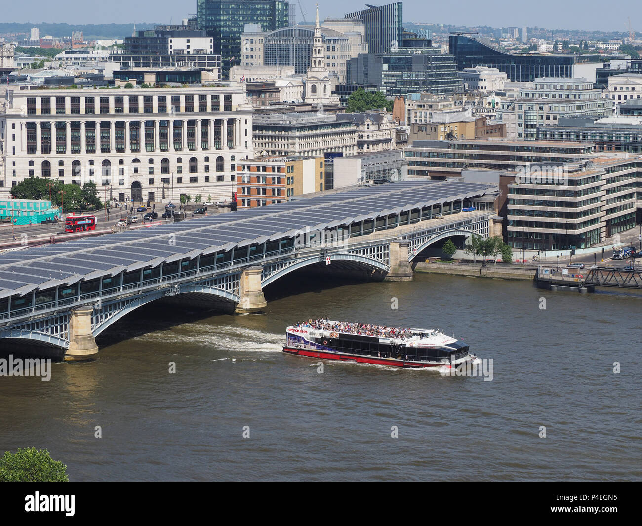 Panoramic view of River Thames in London, UK Stock Photo - Alamy