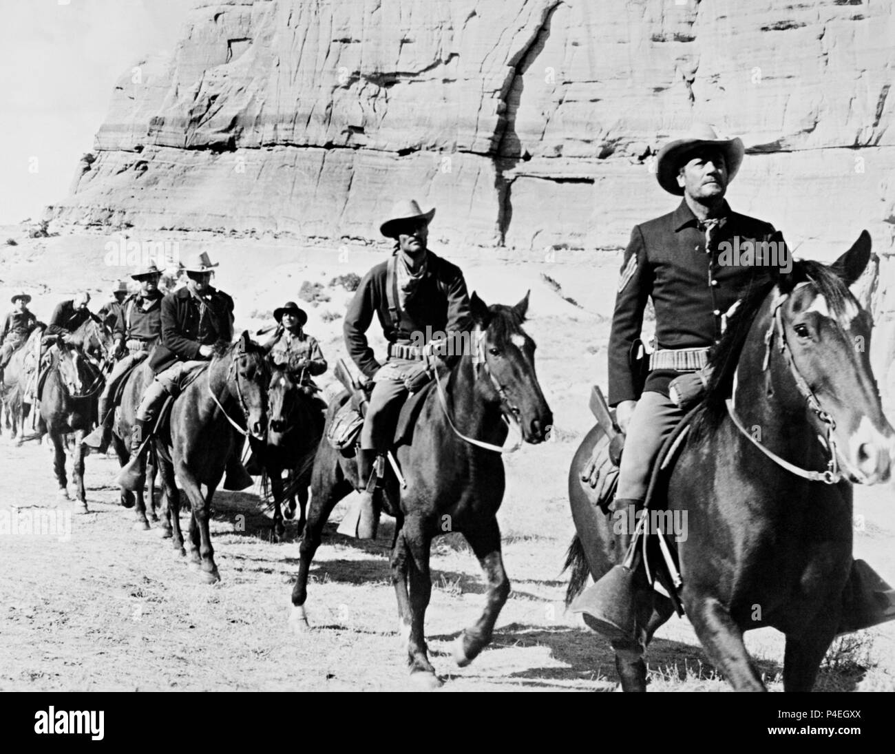 Fort massacre joel mccrea Black and White Stock Photos & Images - Alamy