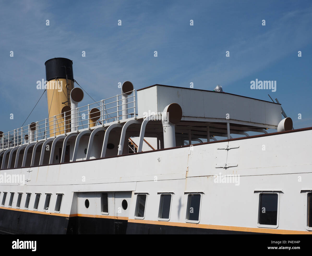 BELFAST, UK - CIRCA JUNE 2018: SS Nomadic tender ship of the White Star ...