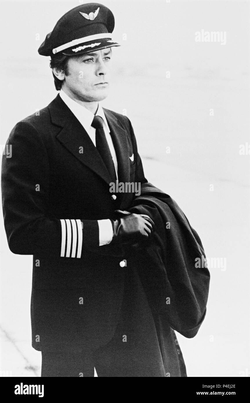 Alain delon film title the concorde Black and White Stock Photos ...