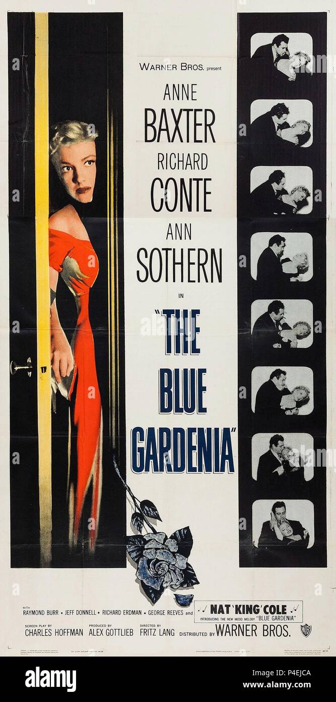 Original Film Title: THE BLUE GARDENIA. English Title: THE BLUE ...