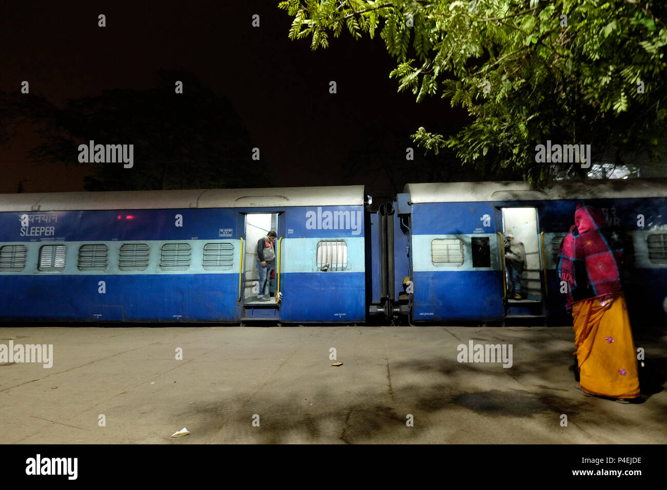 India, Varanasi, railway station Stock Photo - Alamy