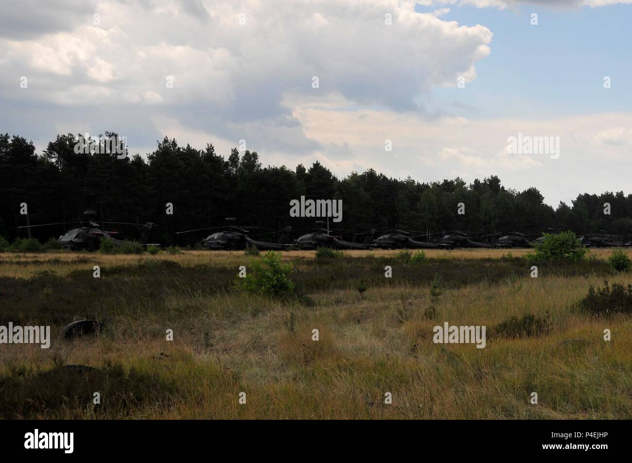 Apache helicopters assigned to Task Force Viper, 1st Attack ...