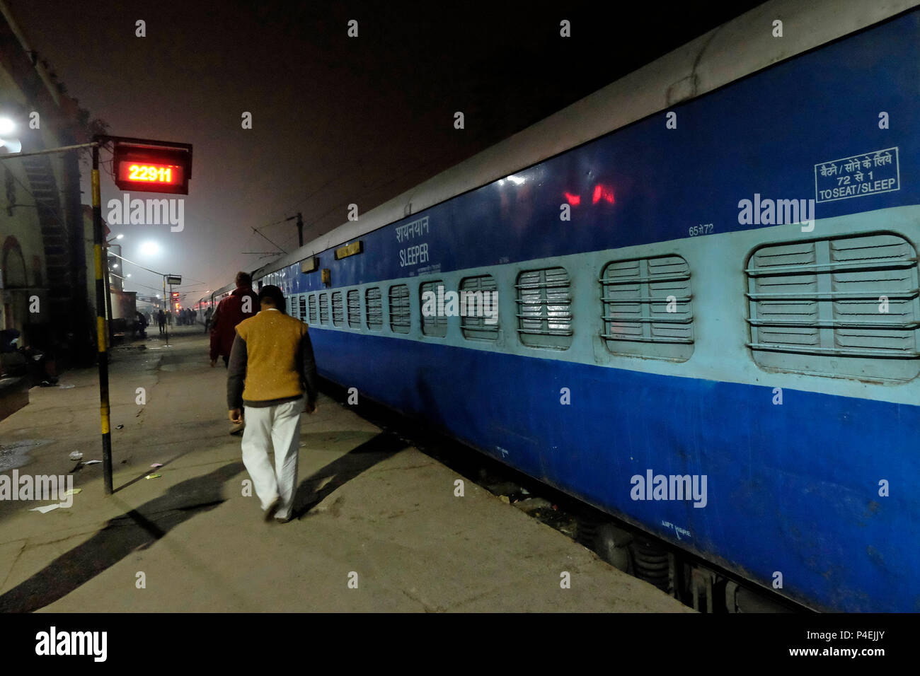 India, Varanasi, railway station Stock Photo - Alamy